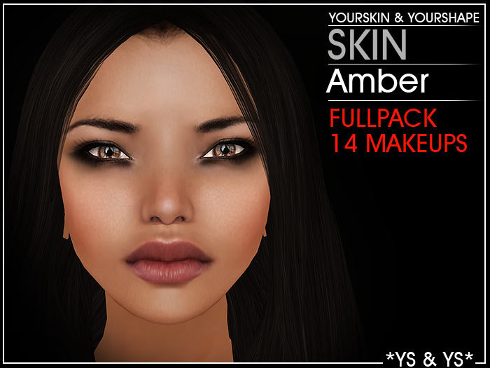 Second Life Marketplace - *YS&YS* FullPack Amber Skin - 14 Makeups