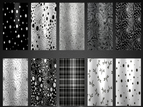 Second Life Marketplace - Just Black & White Nail Texture Hud ONLY "BOXED"