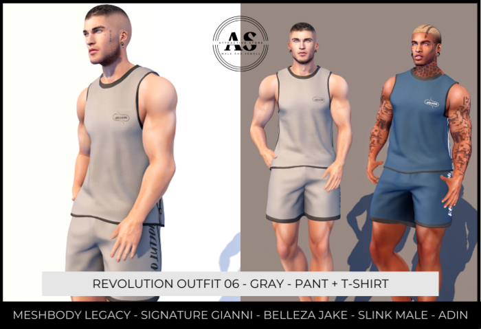 Second Life Marketplace - REVOLUTION OUTFIT 06 - MESHBODY LEGACY ...