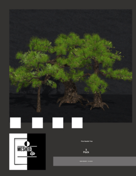 Second Life Marketplace - MeshedUp: Pine Needle Pack