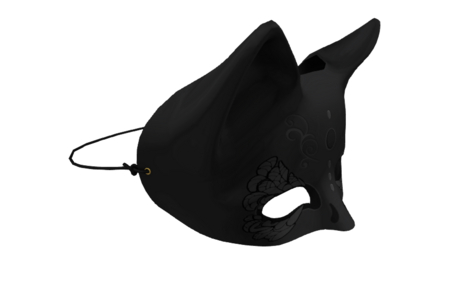 Second Life Marketplace - [LFC] Akira Mask, Noir 4