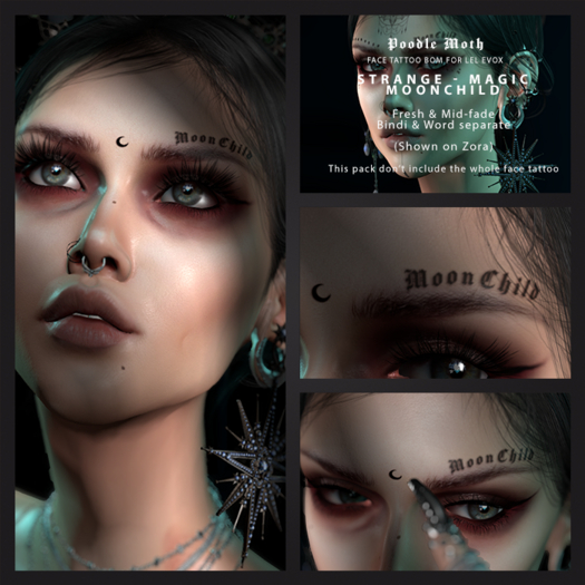 Second Life Marketplace - Strange Magic - Moonchild - Forehead ...