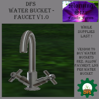 Second Life Marketplace - DFS Water Bucket - Faucet V1.0