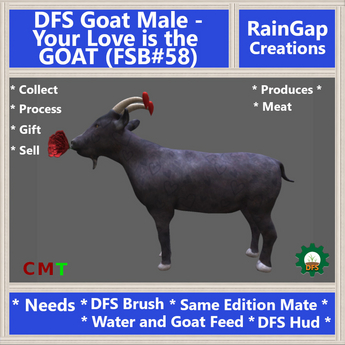 Second Life Marketplace - DFS Goat Male - Your Love is the GOAT (FSB#58 ...