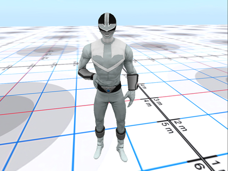 Second Life Marketplace - power rangers hyper force silver