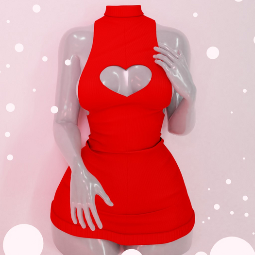 Second Life Marketplace Palette Jaime Dress [red]