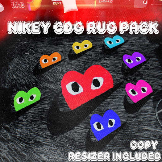 Second Life Marketplace - nikey CDG rug pack