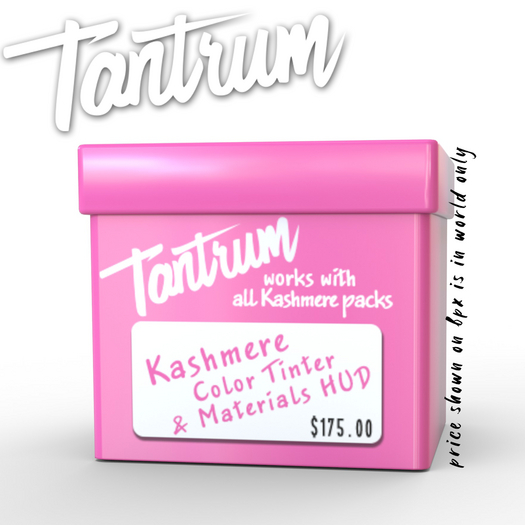 Second Life Marketplace - Tantrum - Kashmere Color/Material HUD