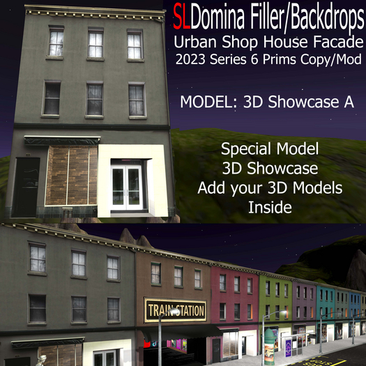 Second Life Marketplace - FILLER BUILDING -SLDomina Old City Series ...