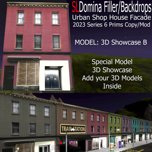 Second Life Marketplace - FILLER BUILDING -SLDomina Old City Series ...