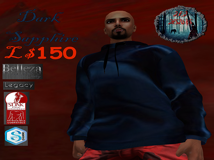 Second Life Marketplace - DED Designs Shopping Bag "Dark Sapphire"