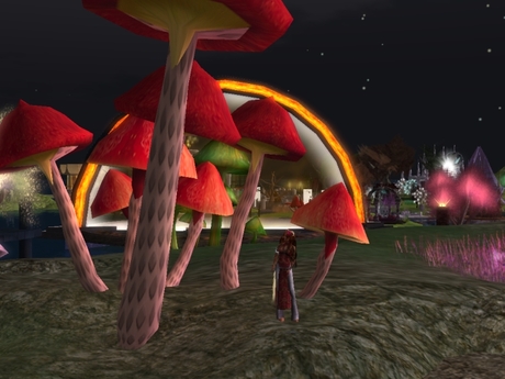 Second Life Marketplace - Giant Toadstools - Fairy Red - Only 2 prims!