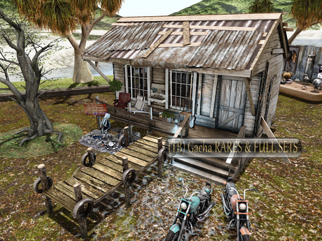 Second Life Marketplace - HIDEKI - SWAMP HOUSE (FULL SET)