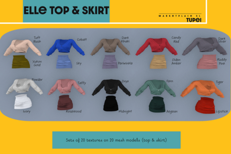Second Life Marketplace - TuPei-Elle-V2.1-Set1-BellezaFreya