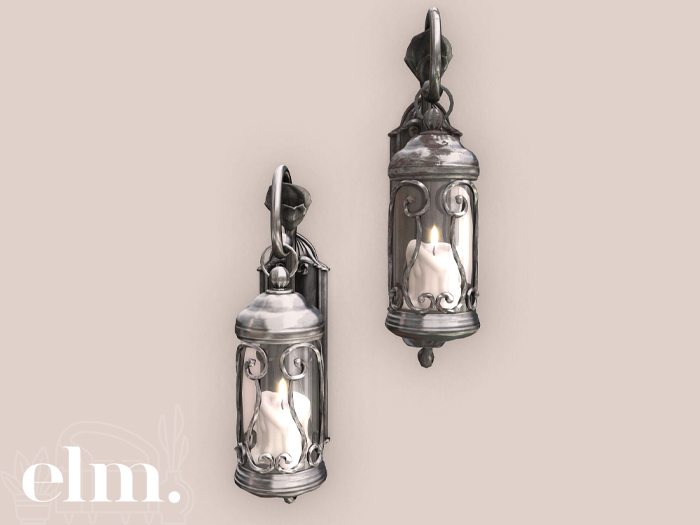Second Life Marketplace - Elm. Eliss Sconce [Iron]