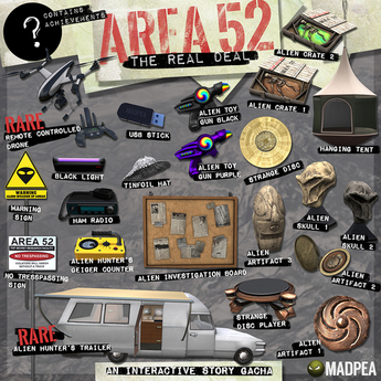 Second Life Marketplace - MadPea Area 52 - Alien Crate 2