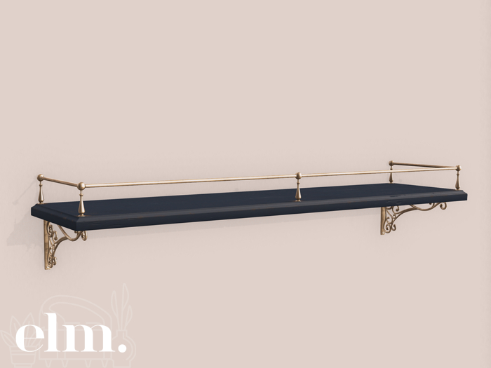 Second Life Marketplace - Elm. Evie Shelf [Navy]