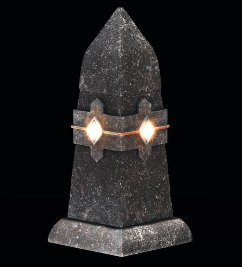 Second Life Marketplace - ionic : Energy source stone - Dark ( LARGE )