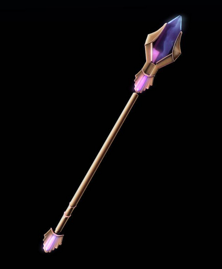 Second Life Marketplace - ionic : Magical Staff (Gold) ( WEARABLE )