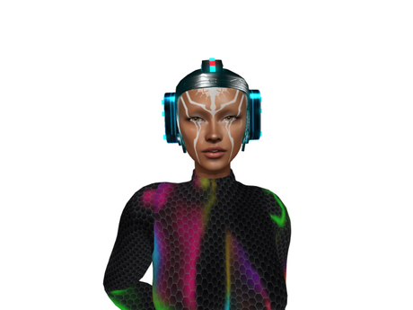 Second Life Marketplace - Cyborg helmet