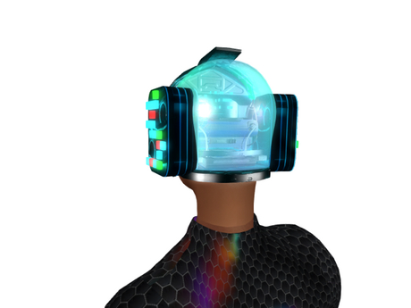 Second Life Marketplace - Cyborg helmet