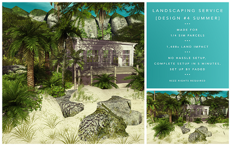 Second Life Marketplace - [F] Landscape 4 - Tropical Island - SUMMER (1 ...