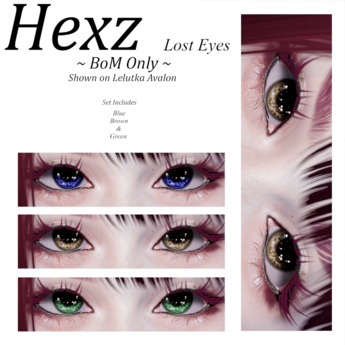 Second Life Marketplace - Hexz - Lost Eyes (Classics)
