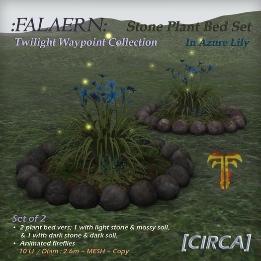 Second Life Marketplace - [CIRCA] - :Falaern: Stone Plant Bed Set - In ...