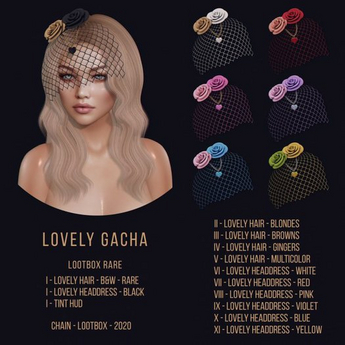 Second Life Marketplace - #6 CHAIN - Lovely Headdress - White