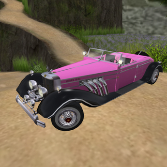Second Life Marketplace - Monarch 760 SKZ Roadster - Graciously Pink ...
