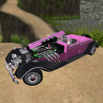 Second Life Marketplace - Monarch 760 SKZ Roadster - Graciously Pink ...