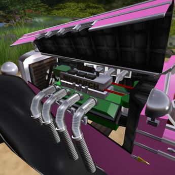Second Life Marketplace - Monarch 760 SKZ Roadster - Graciously Pink ...