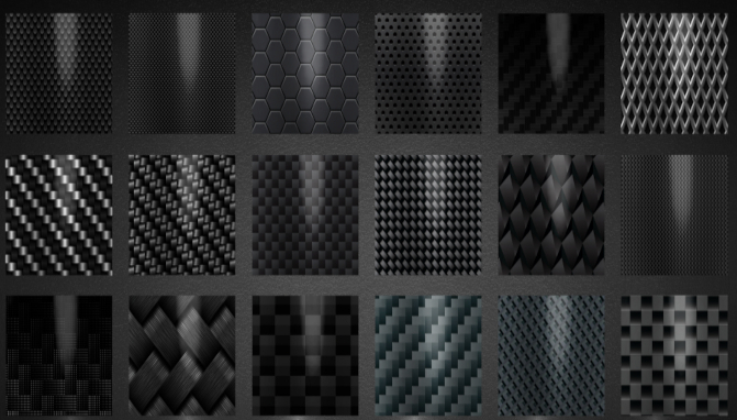 Second Life Marketplace - Carbon Fiber Nail Texture Hud ONLY "BOXED"