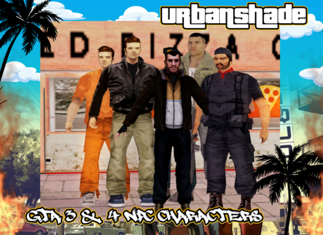 Second Life Marketplace - [UrbanShade]-GTA Characters mega Pck
