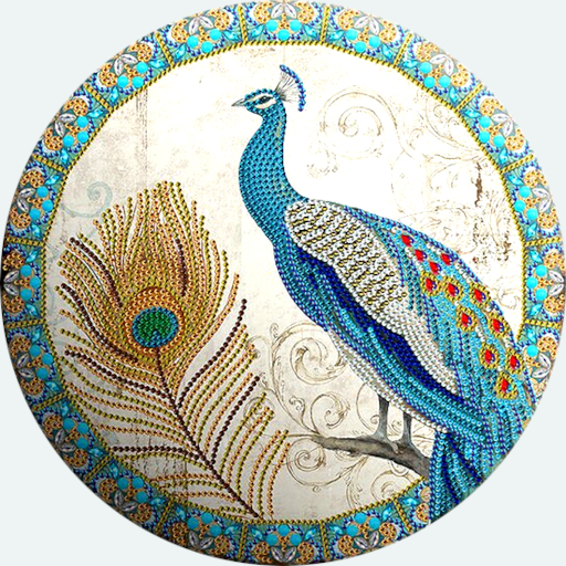 Second Life Marketplace - Tams - Wall Decor - Peacock Round