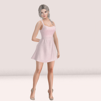 Second Life Marketplace - Rubble "The Perfect Sundress" Pink Knit