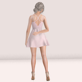 Second Life Marketplace - Rubble "The Perfect Sundress" Pink Knit
