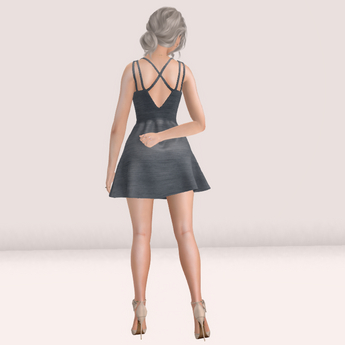 Second Life Marketplace - Rubble "The Perfect Sundress" Blue Linen
