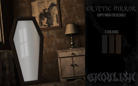 Second Life Marketplace - GHOULISH -Cryptic Mirror FATPACK