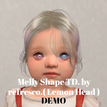 Second Life Marketplace - Melly Shape TD. by refresco.( Lemon Head ) DEMO