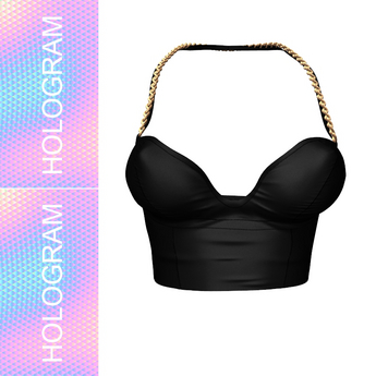 Second Life Marketplace - Black Chain Top