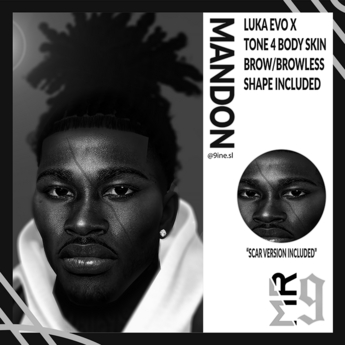 Second Life Marketplace - Mandon Skin Demo (EVO X)
