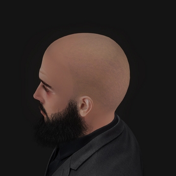 Second Life Marketplace - [FreeCreations] Bald Head Hair Base T1 - lel ...