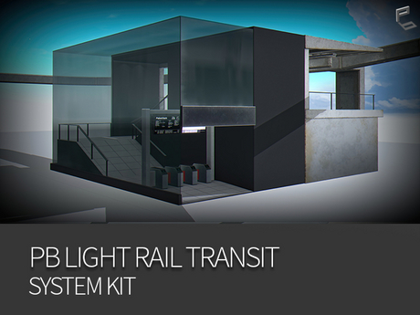 Second Life Marketplace - PB Light Rail Transit System Kit
