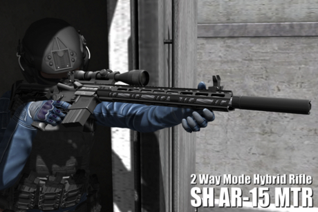 Second Life Marketplace - SH RP Prop Gun - AR-15 MTR (Female Version)