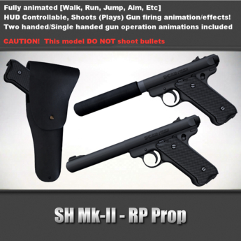Second Life Marketplace - SH RP Prop Gun - Mk-II