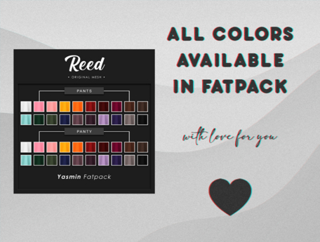 Second Life Marketplace - REED - YASMIN FATPACK (wear me)