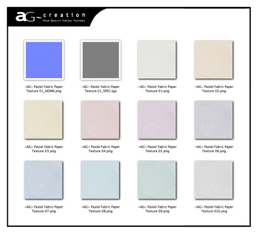 Second Life Marketplace - ~AG~ Creation - Fabric Paper Textures Full Perm