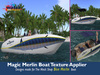 Second Life Marketplace - W:B:P :Blue Marlin Magic Marlin Boat Texture ...