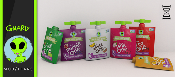 Second Life Marketplace - Gnarly. - Baby Squished Fruits - 2Pk The Pink ...